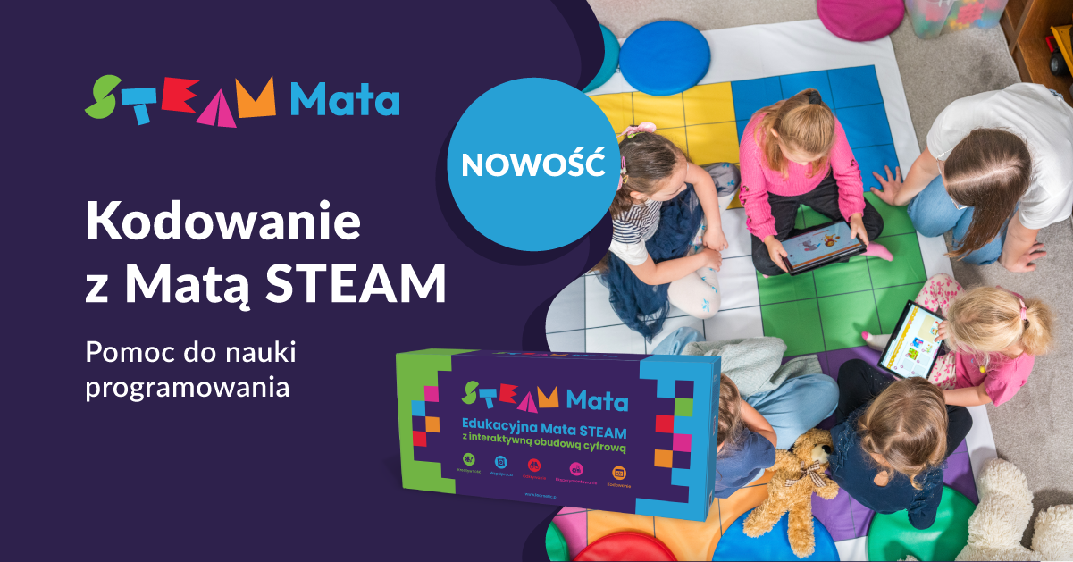 Nowość! Mata STEAM do kodowania dla dzieci - Learnetic Polska